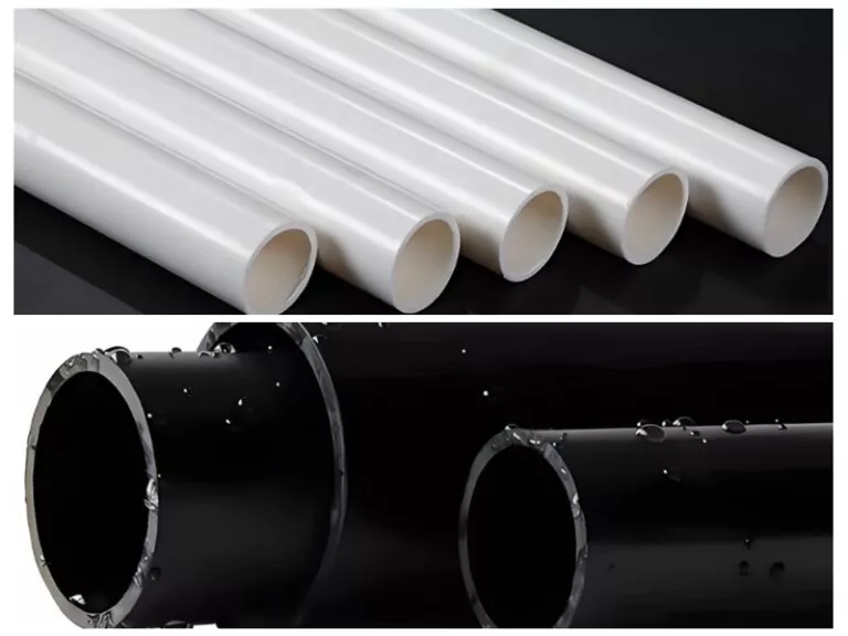 Difference between black and white pvc pipe - Puhui Industry